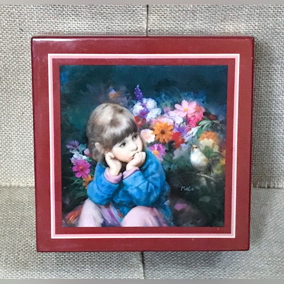 Vintage | Accents | Vintage Michelle By Mago Jewelry Music Box ...